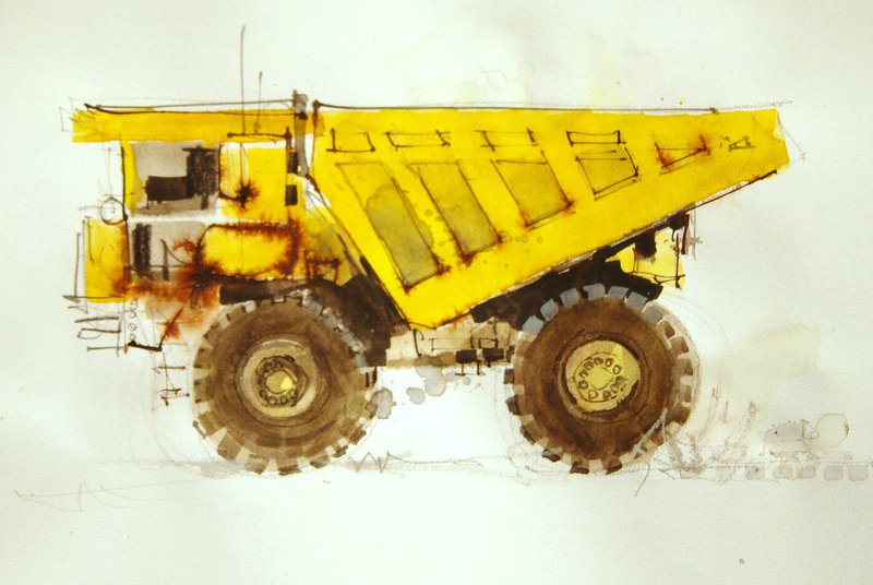 MINING MACHINERY | Splashing Paint