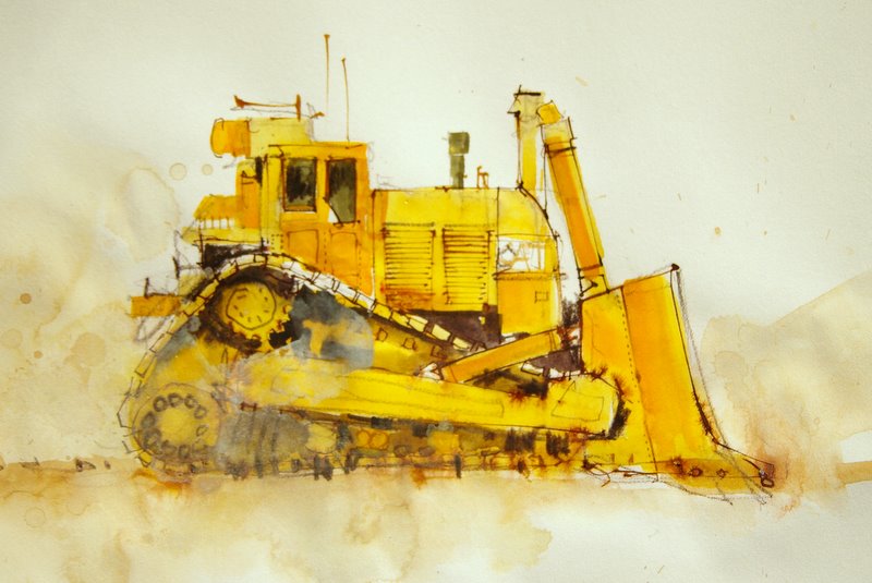MINING MACHINERY | Splashing Paint