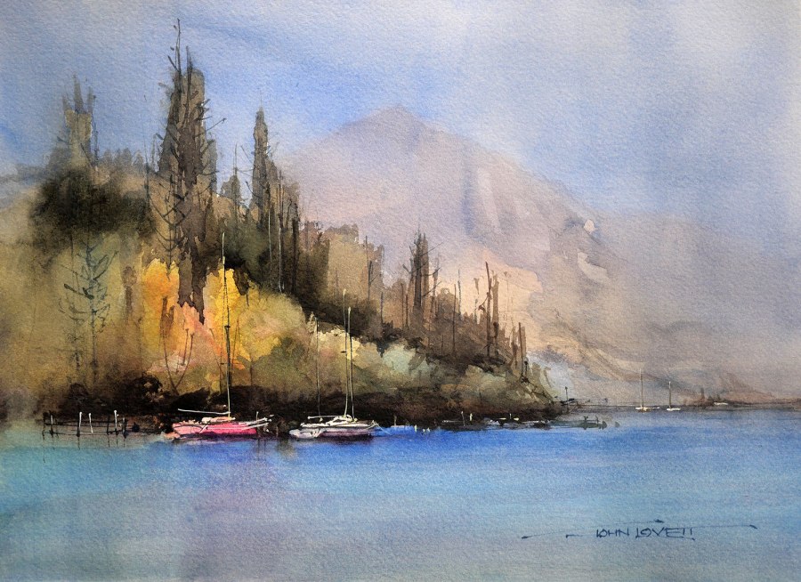 watercolor demonstration | Splashing Paint